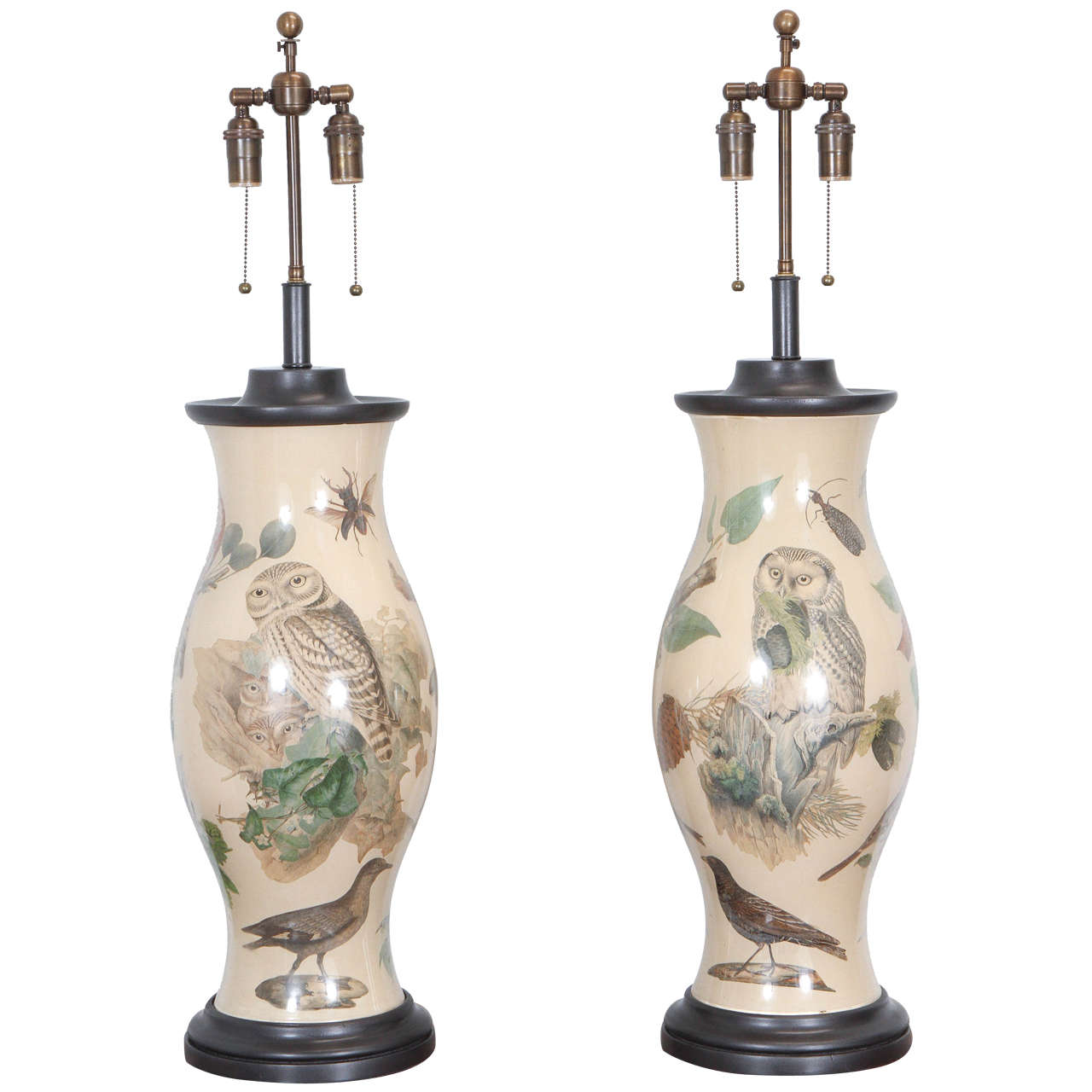 Pair Of Bird Lamps - 16 For Sale on 1stDibs