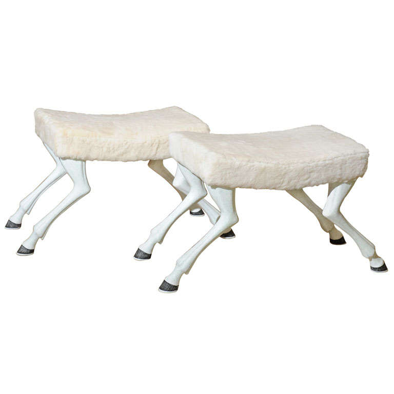 A Goat leg bench For Sale at 1stDibs