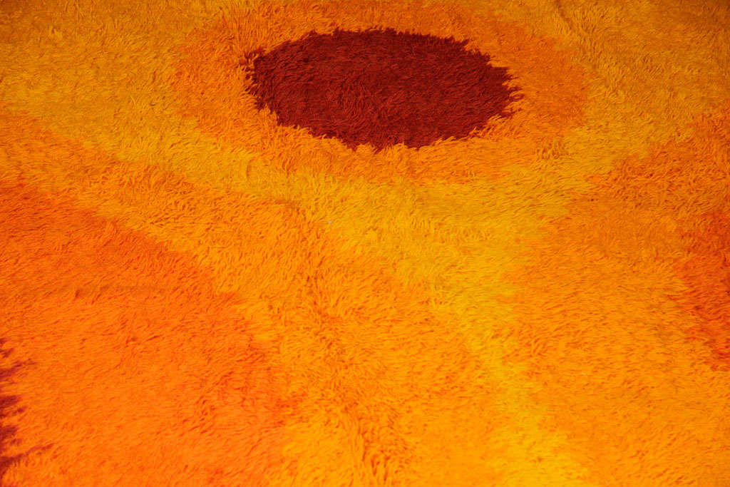 Beautiful Rya Rug at 1stDibs