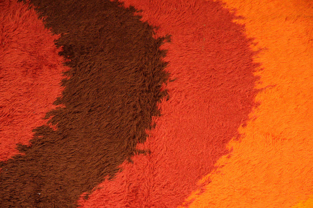 Beautiful Rya Rug at 1stDibs