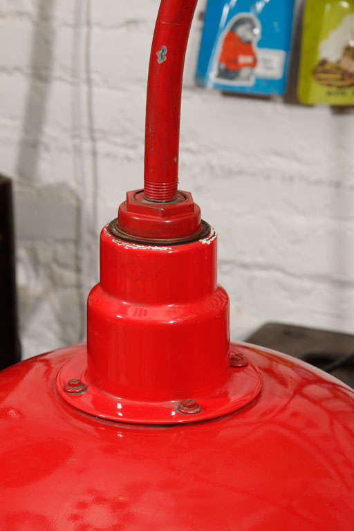Red Race Track Pendant Light For Sale at 1stDibs
