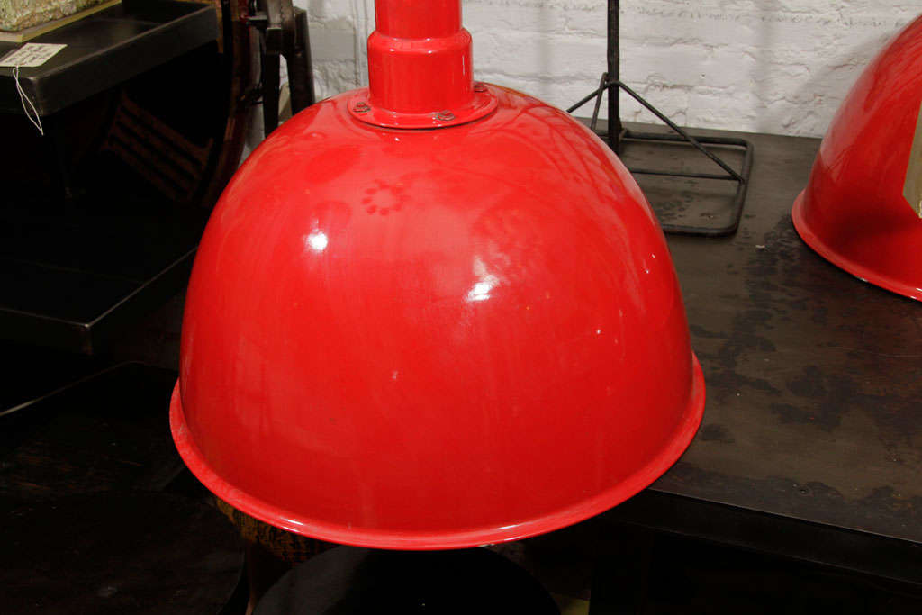 Red Race Track Pendant Light For Sale at 1stDibs