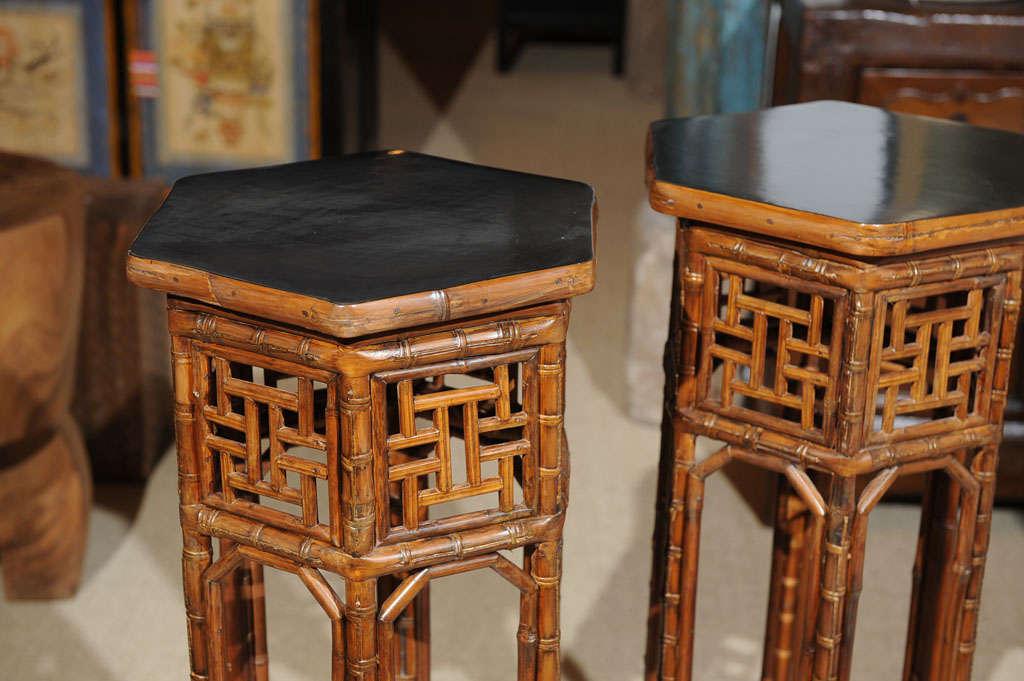 Bamboo Plant Stand at 1stDibs | vintage bamboo plant stand, bamboo ...