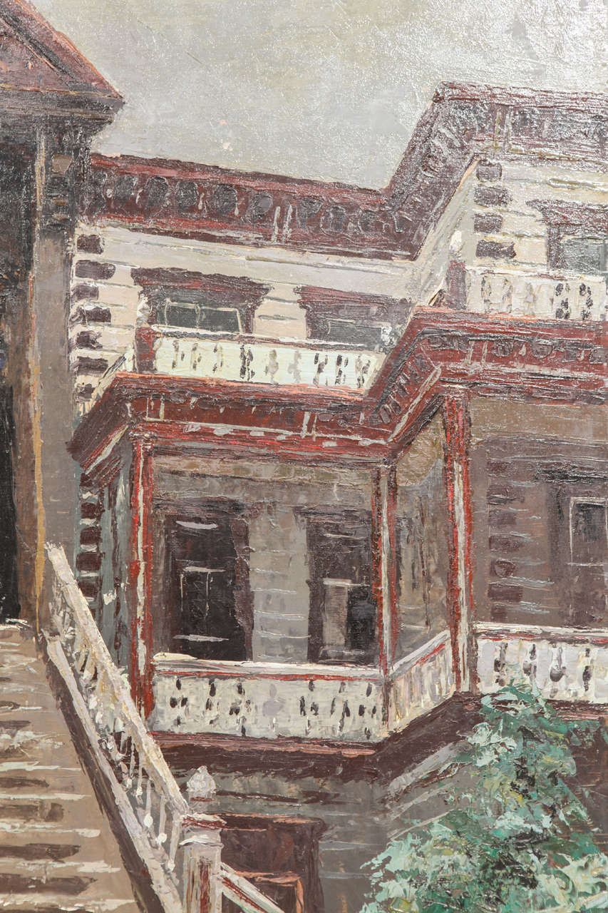 Signed Oil on Board Painting by Artist Roger Hayward For Sale at ...