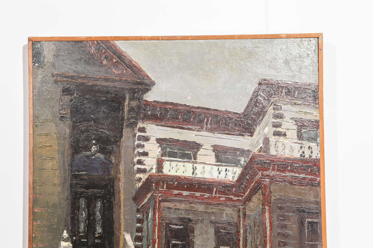 Signed Oil on Board Painting by Artist Roger Hayward For Sale at ...