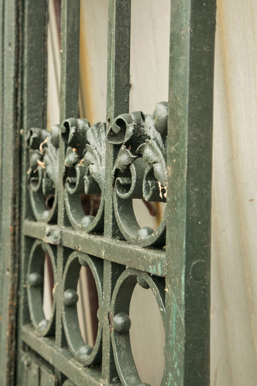 Antique Pair of Wrought Iron Gates at 1stDibs