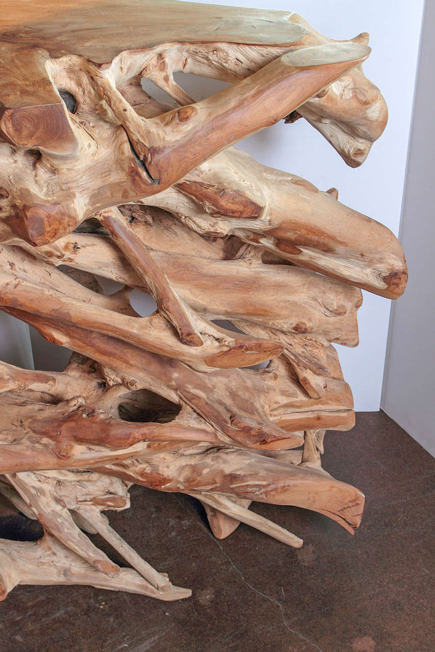 Teak Root Console Table at 1stDibs | root side table, teak roots, teak ...