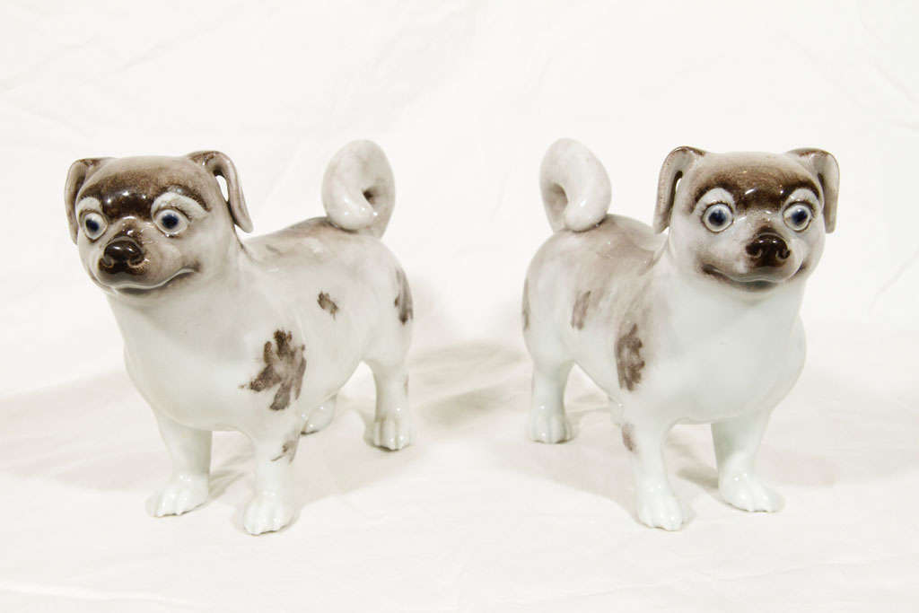 A Pair of Chinese Export Pug Puppies at 1stDibs