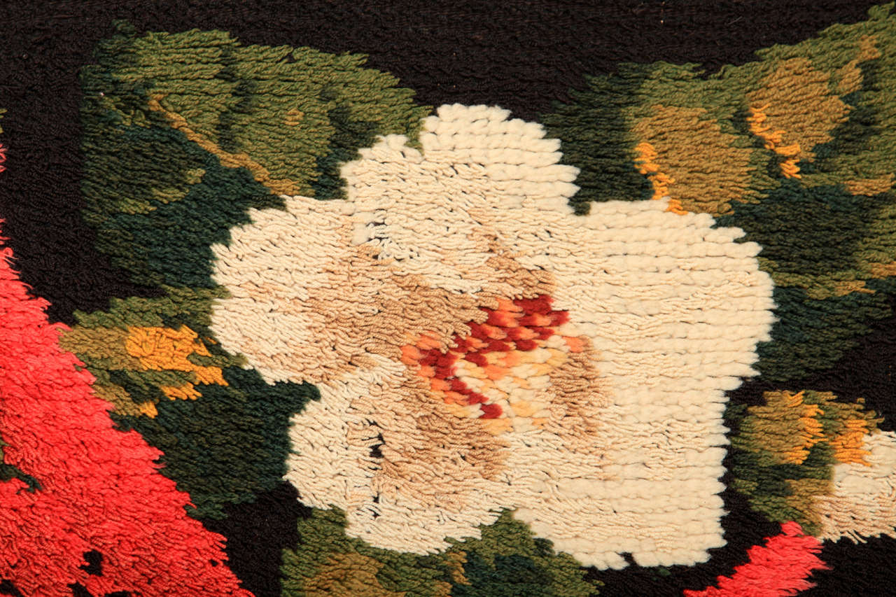 Antique Ukrainian Wool and Cotton Pile Rug, 1880's For Sale at 1stDibs ...