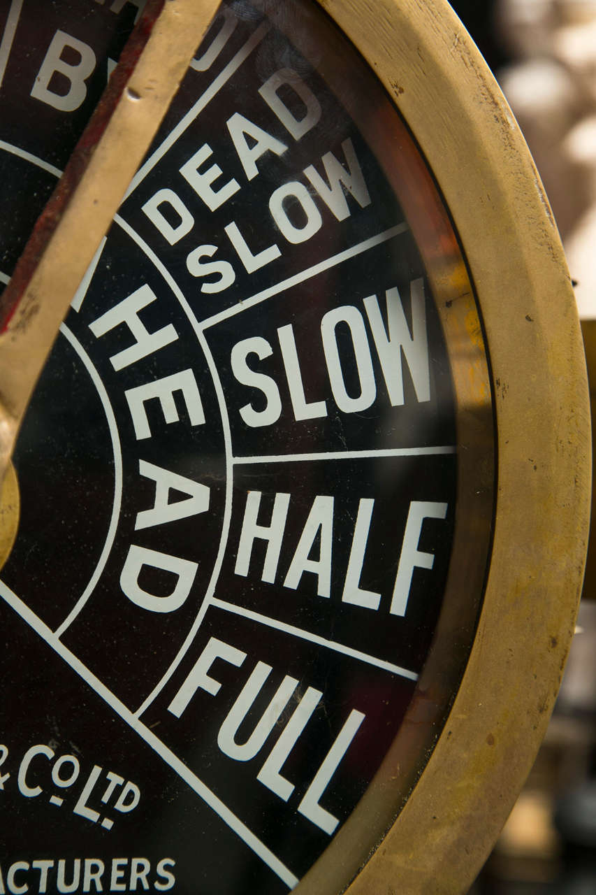 British Bridge/ Wheelhouse Telegraph For Sale at 1stDibs