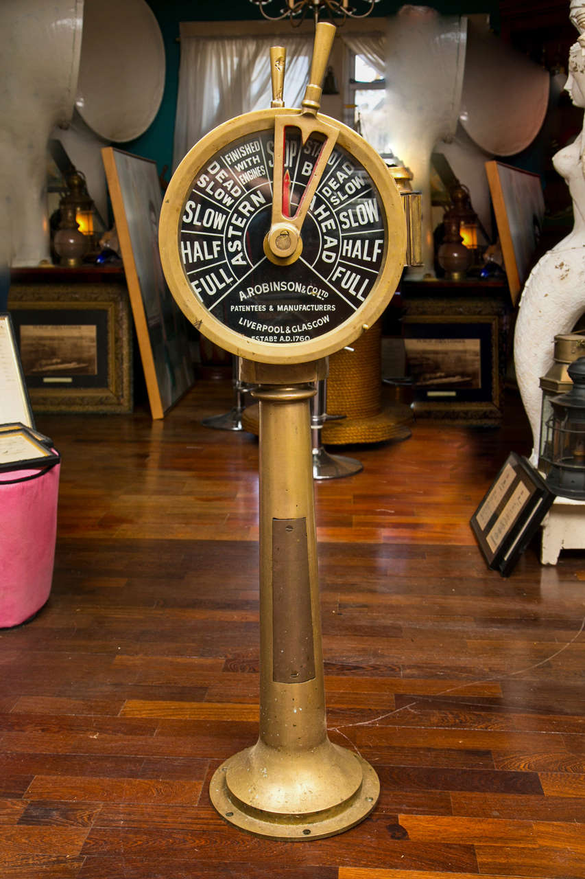 British Bridge/ Wheelhouse Telegraph For Sale at 1stDibs