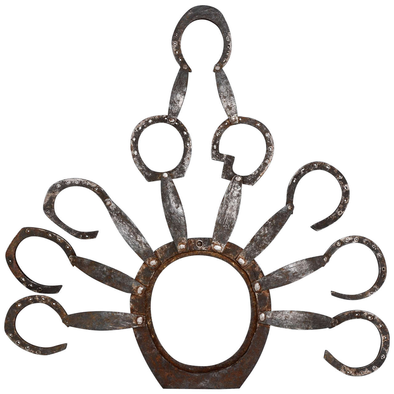 19th Century Wrought Iron Blacksmith Masterpiece Sign at 1stDibs
