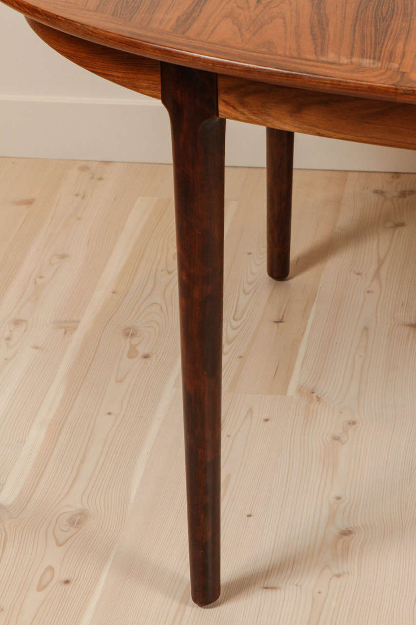 Norwegian Rosewood Dining Table by Torbjørn Afdal for Bruksbo, Norway ...