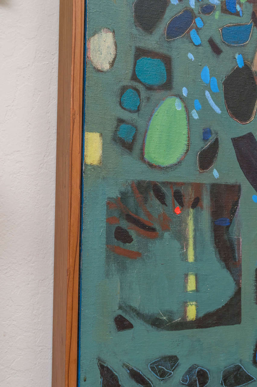 Large Lois Foley Abstract Painting, 1994 "A" at 1stDibs