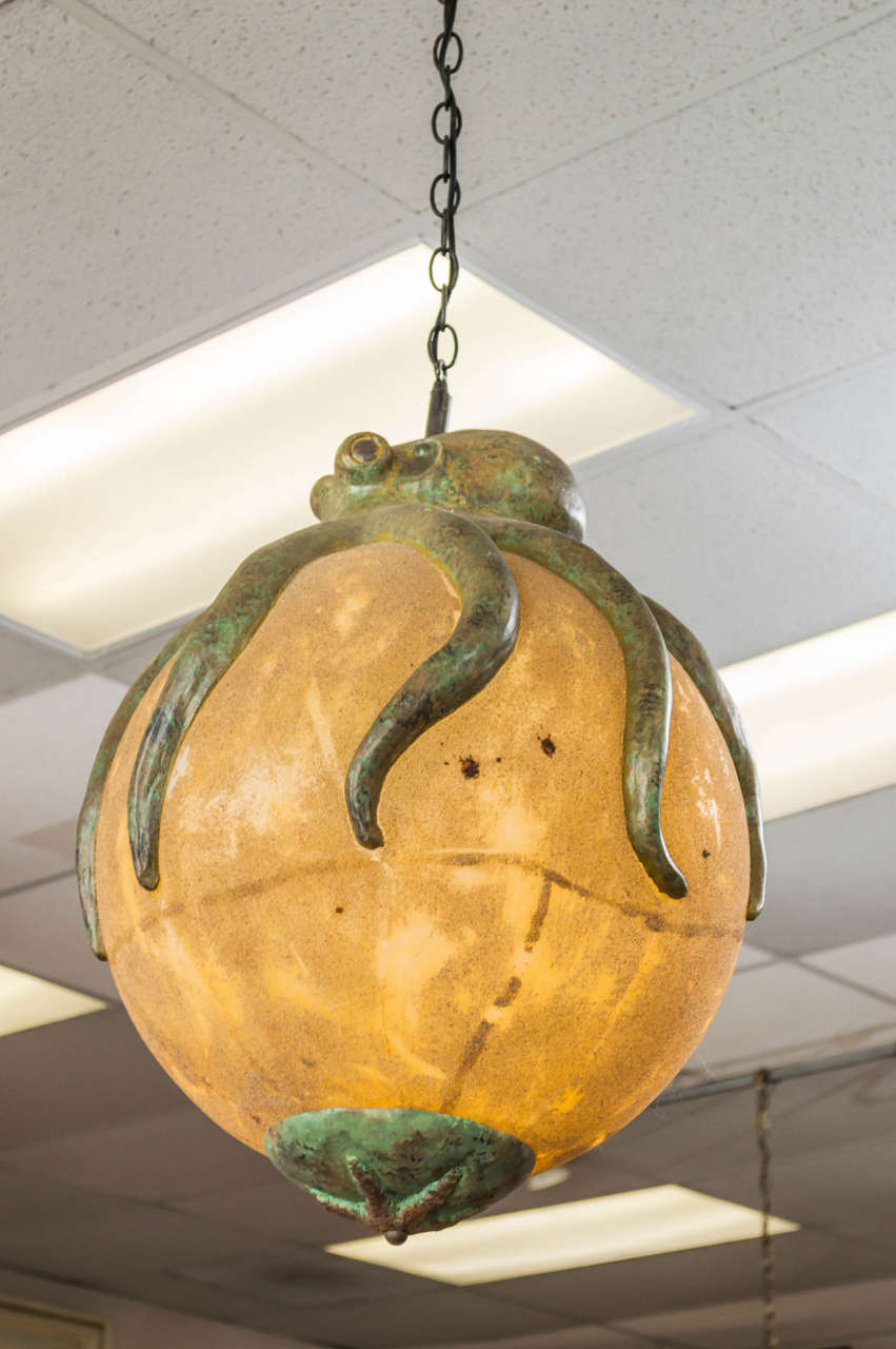 One Octopus Light Fixture from the Monterey Culinary Academy, circa ...