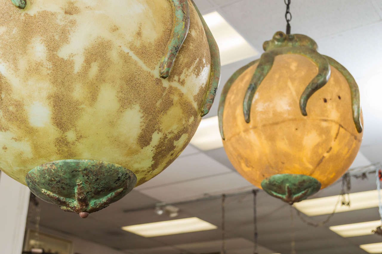 One Octopus Light Fixture from the Monterey Culinary Academy, circa ...