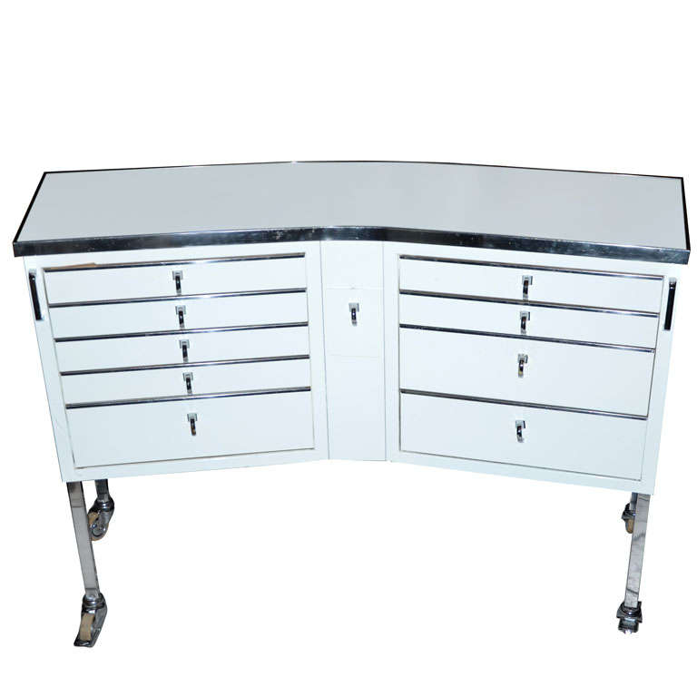 Industrial Cupboard, Toog On Wheels at 1stDibs