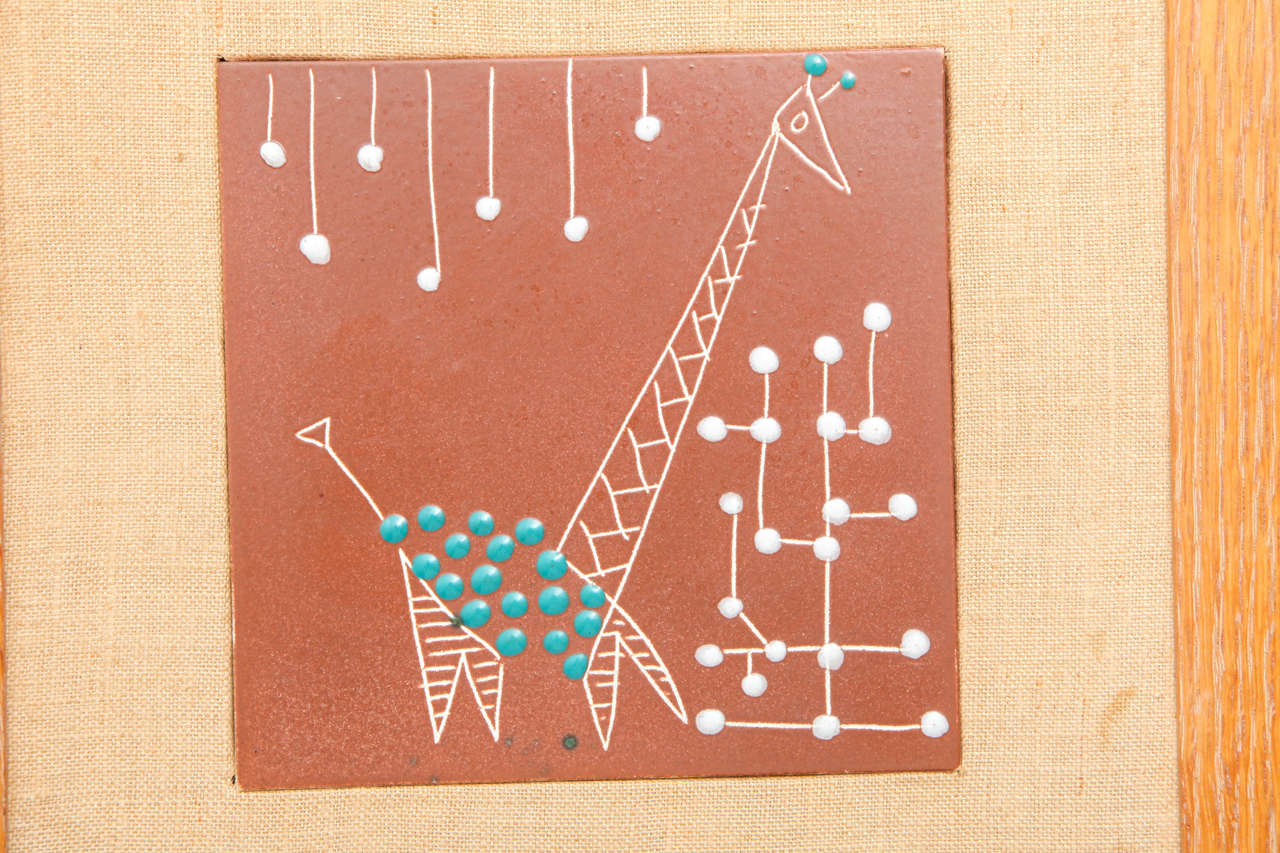 Tile Pair by Harris Strong For Sale at 1stDibs