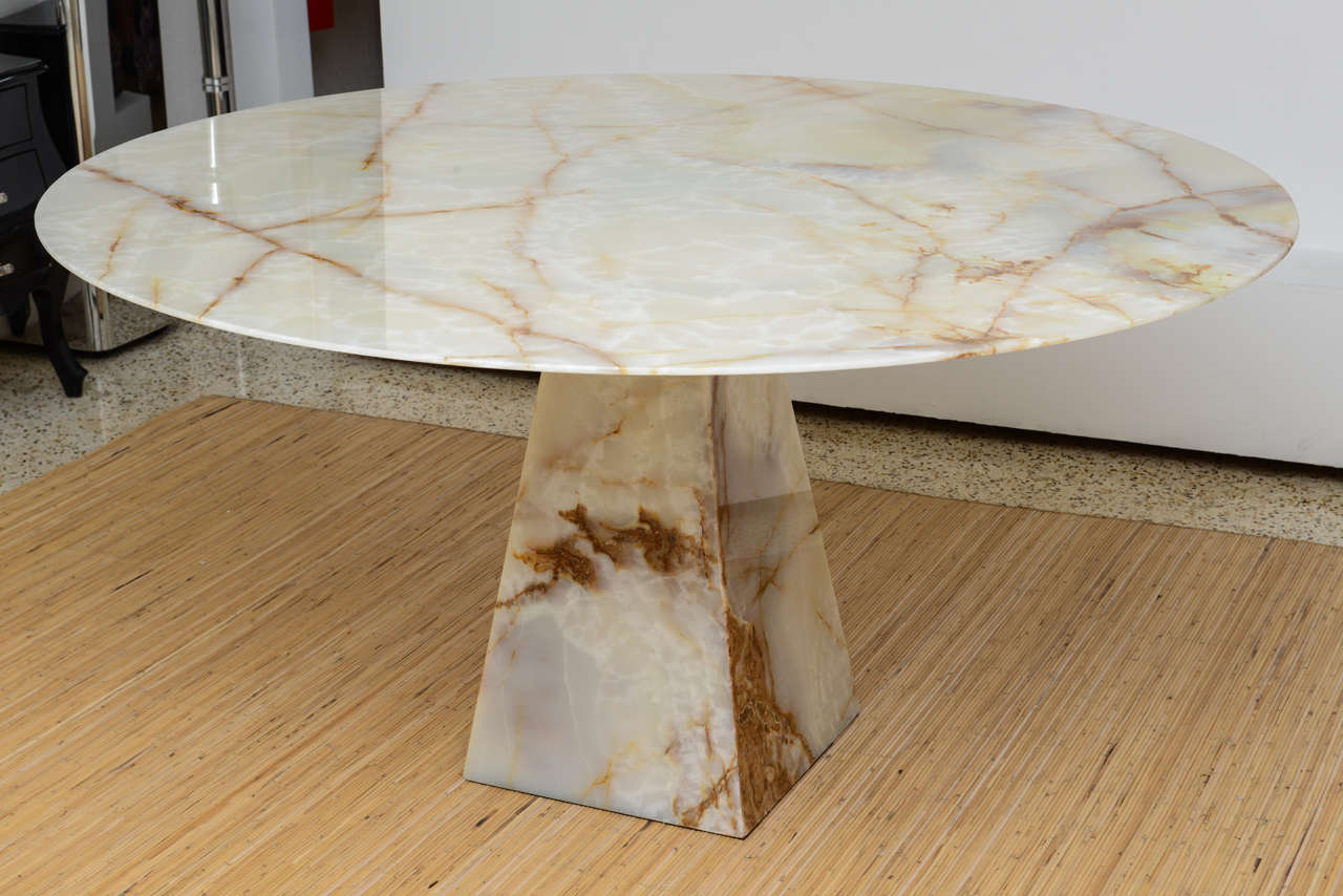 1970's Onyx Table at 1stDibs