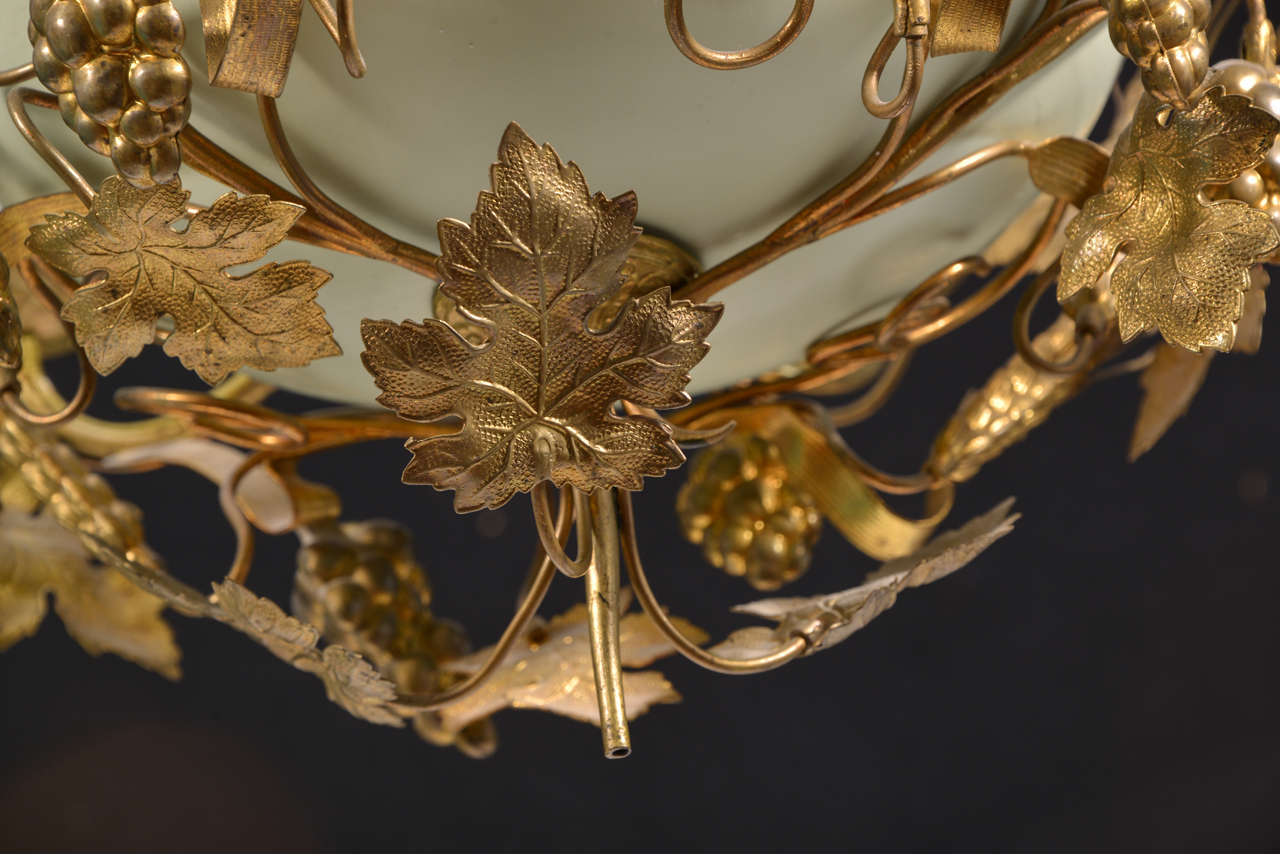 Whimsical Six-Light Chandelier For Sale at 1stDibs