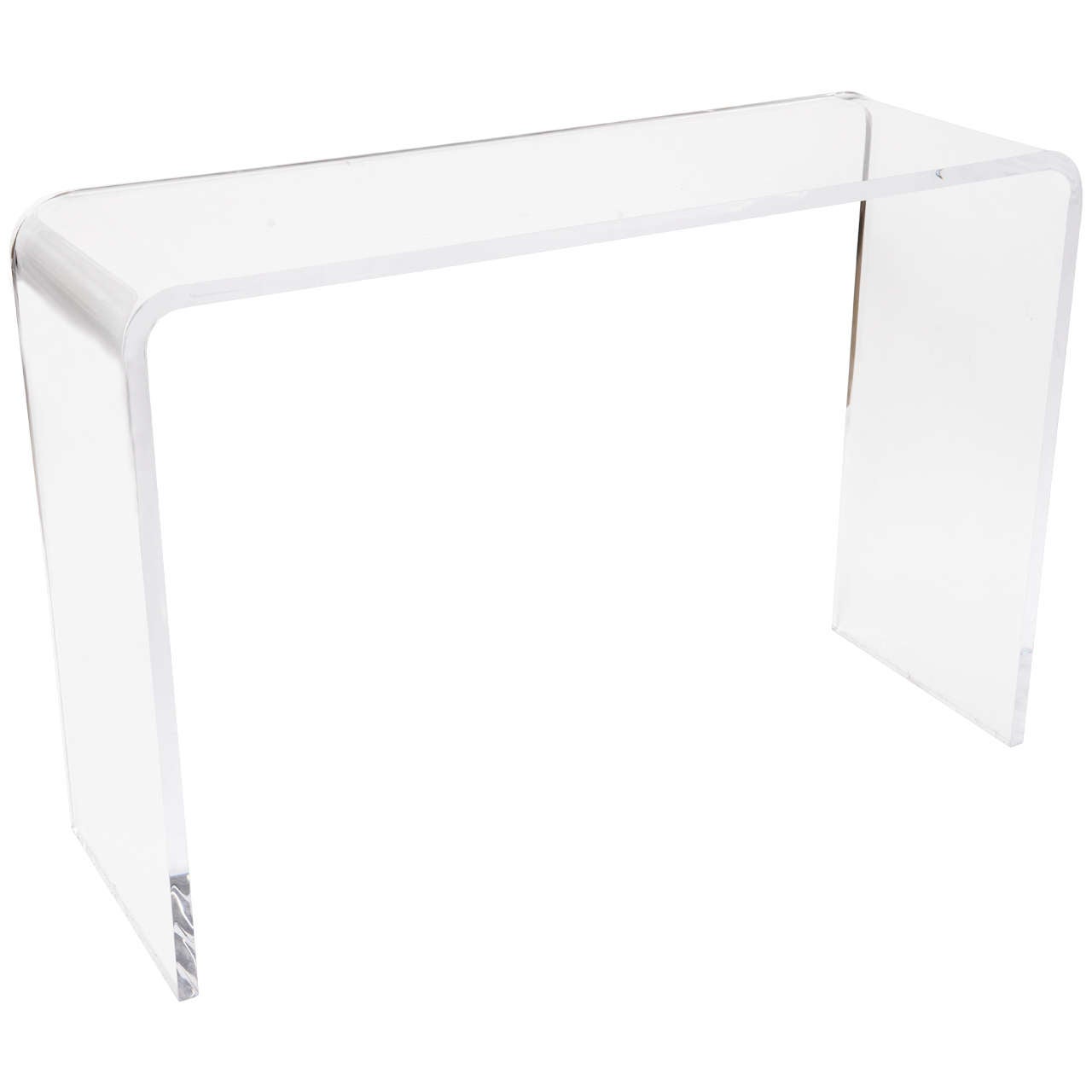 Lucite Console at 1stDibs