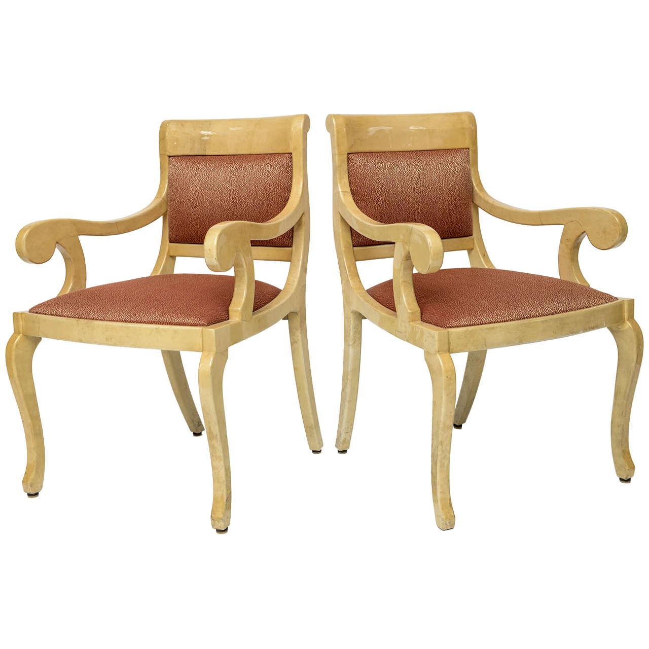 Pair of Donghia Grande Flute Chairs at 1stDibs