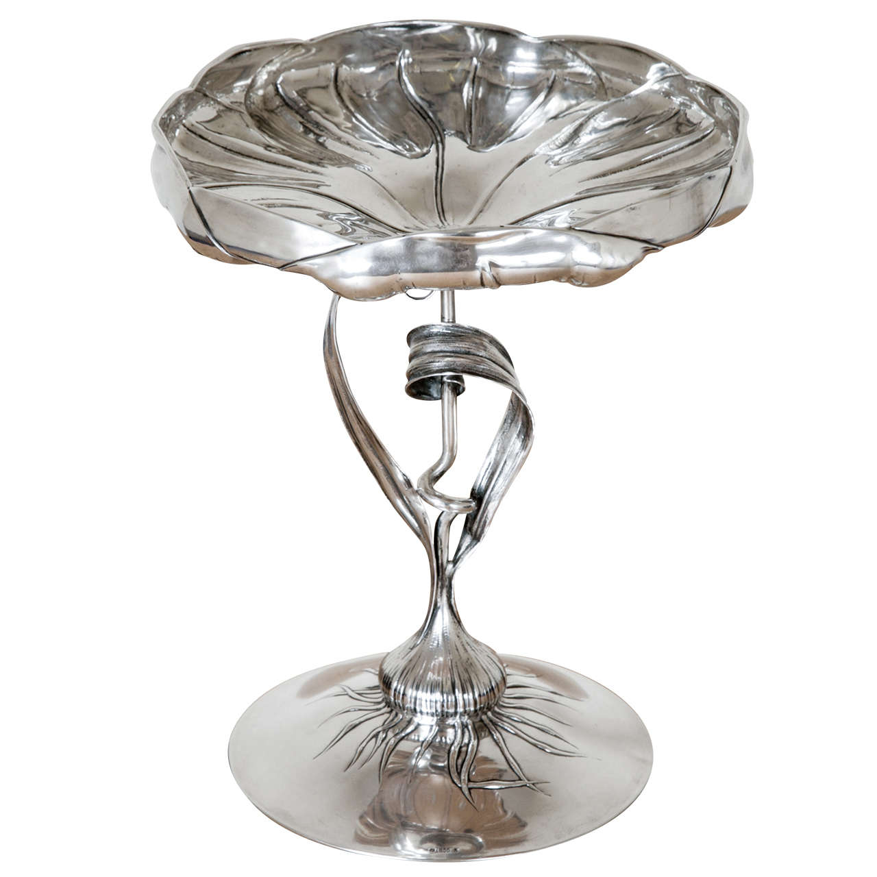 Art Nouveau Silver Centerpiece For Sale at 1stDibs