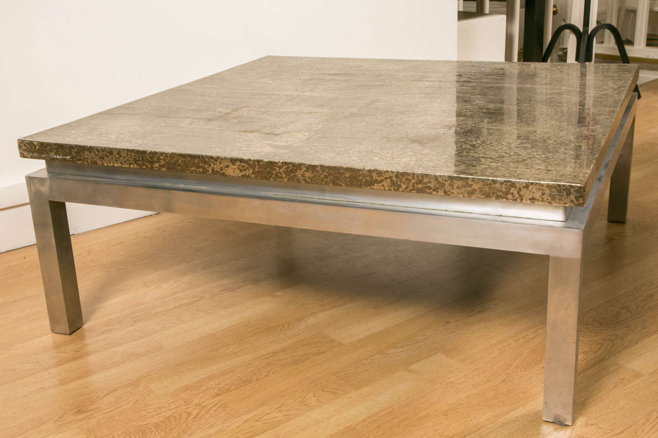 1970s Large Square Coffee Table For Sale at 1stDibs | 1970s coffee ...