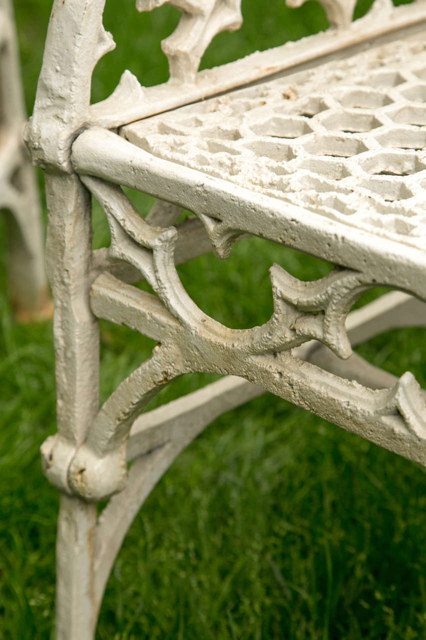 Pair of Gothic Style Cast Iron Garden Benches at 1stDibs | gothic ...