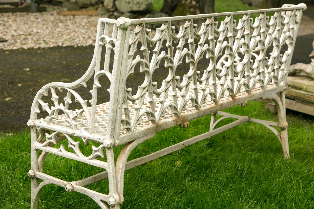 Pair of Gothic Style Cast Iron Garden Benches at 1stDibs | gothic ...