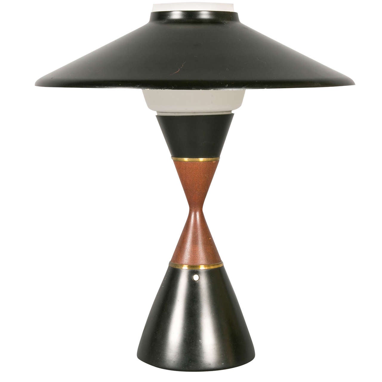 Diabolo Table Lamp, circa 1958, by S. A. Holm Sorensen (Denmark) at 1stDibs