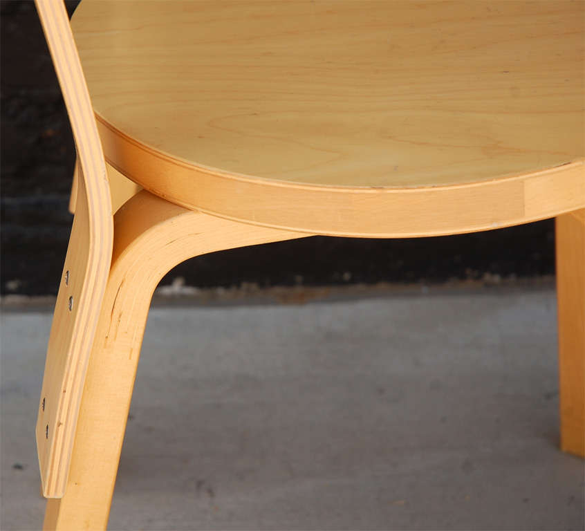 Alvar Alto Chair 66 Birch Side Chair For Sale at 1stDibs