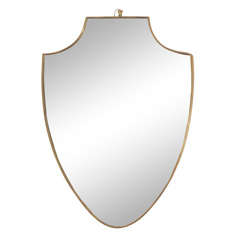 Italian Shield Mirror at 1stDibs | sheild mirror, antique shield mirror ...