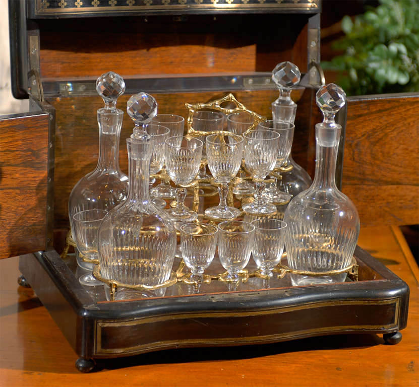 Napolean III Tantalus Set at 1stDibs