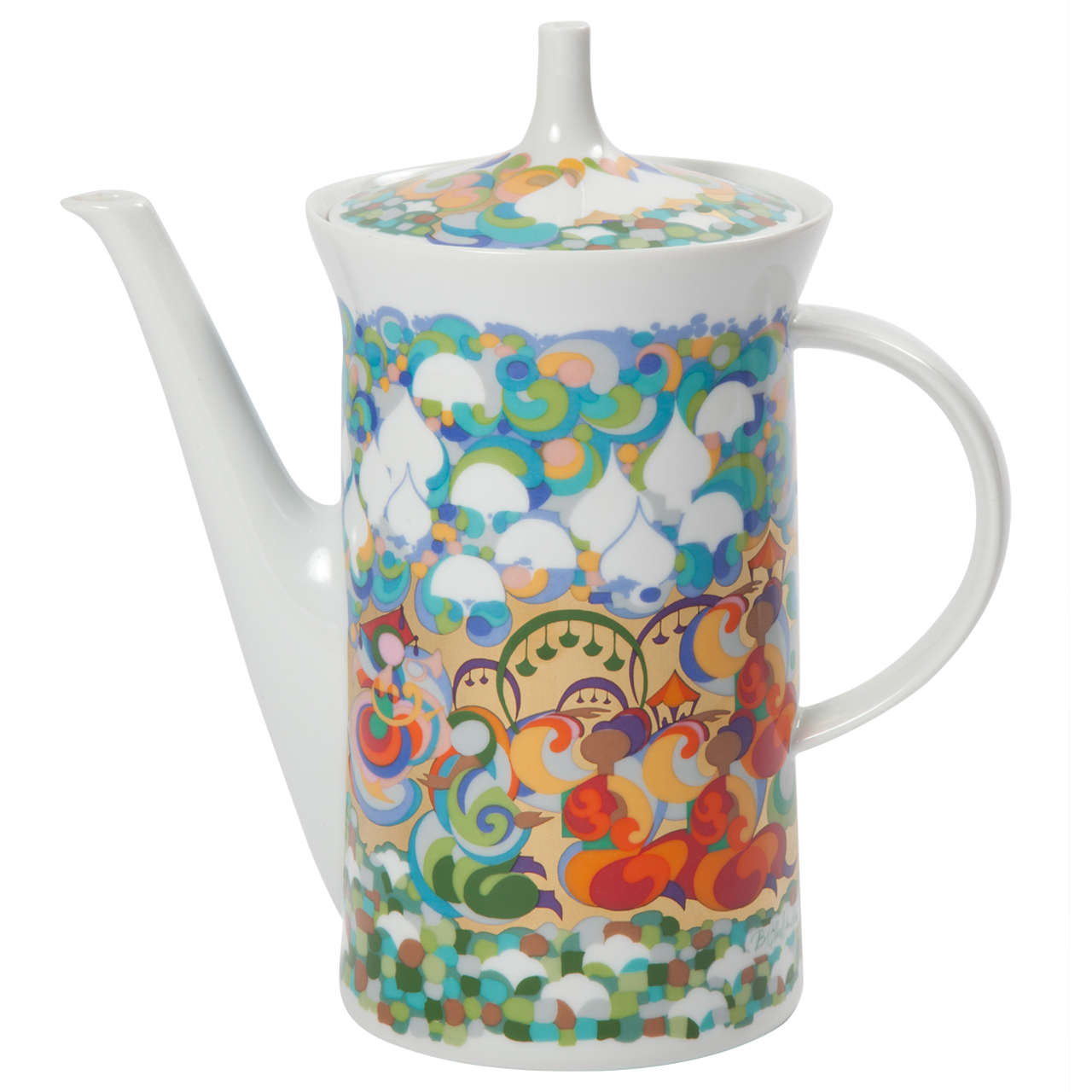 Rosenthal Bjorn Wiinblad Teapot at 1stDibs