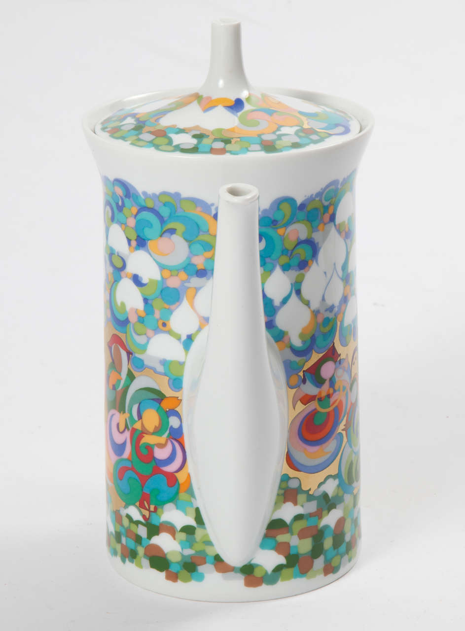 Rosenthal Bjorn Wiinblad Teapot at 1stDibs