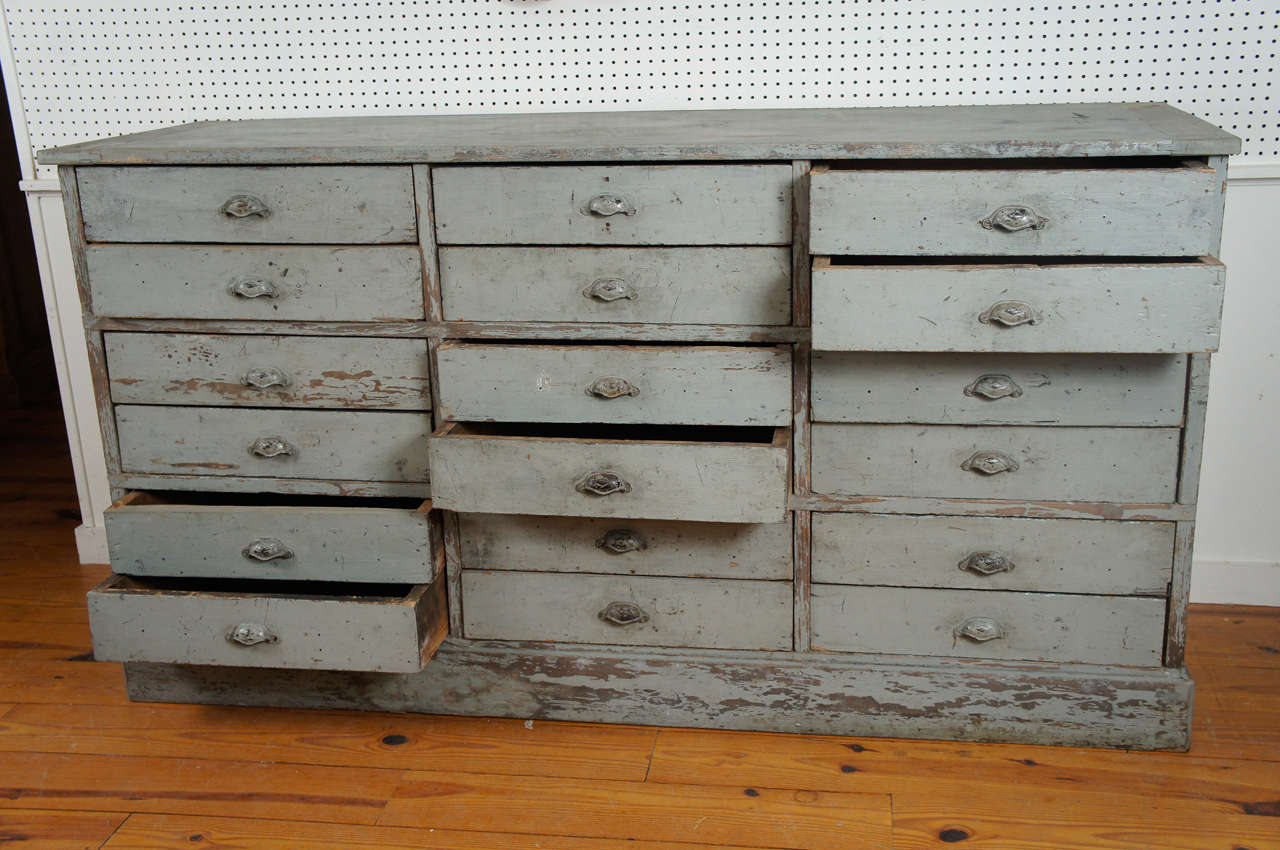 18 Drawer Multi Dresser Base at 1stDibs