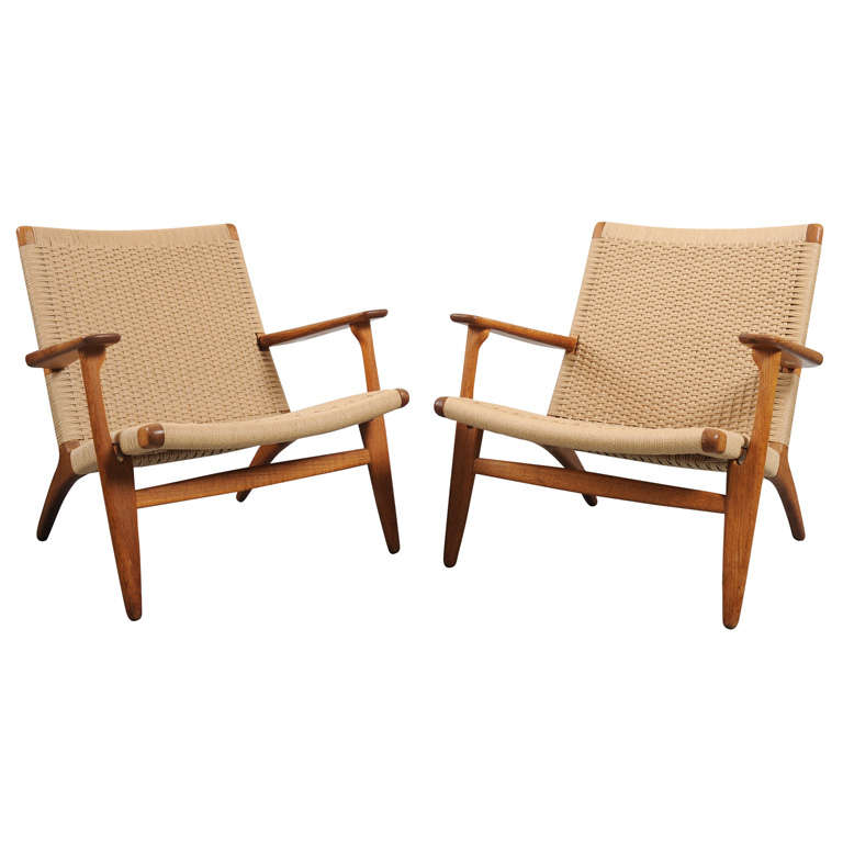 CH-25 Easy Chair by Hans Wegner for Carl Hansen and Sons at 1stDibs | hans wegner ch-25, hans ...