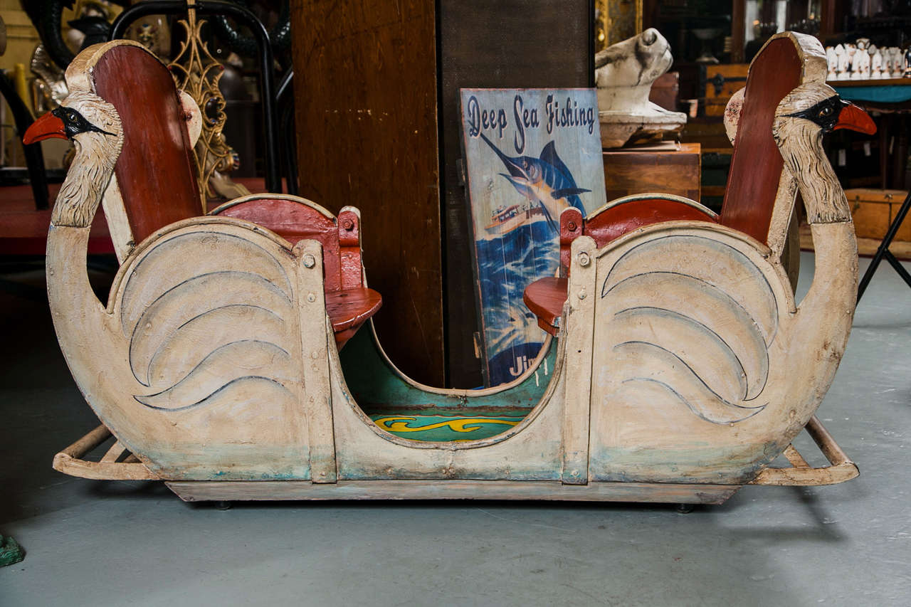 Antique Child's Carousel Sleigh at 1stDibs
