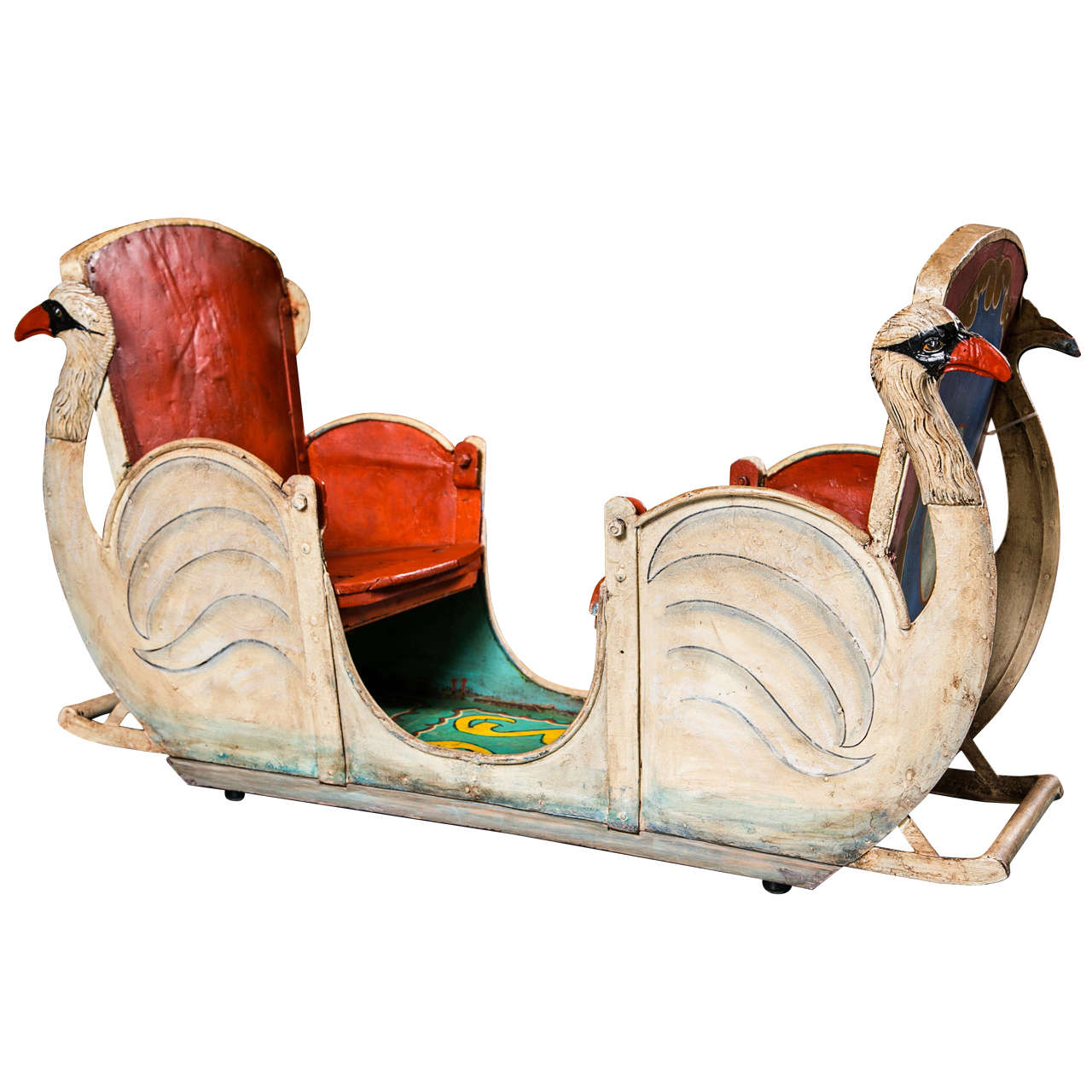 Antique Child's Carousel Sleigh at 1stDibs