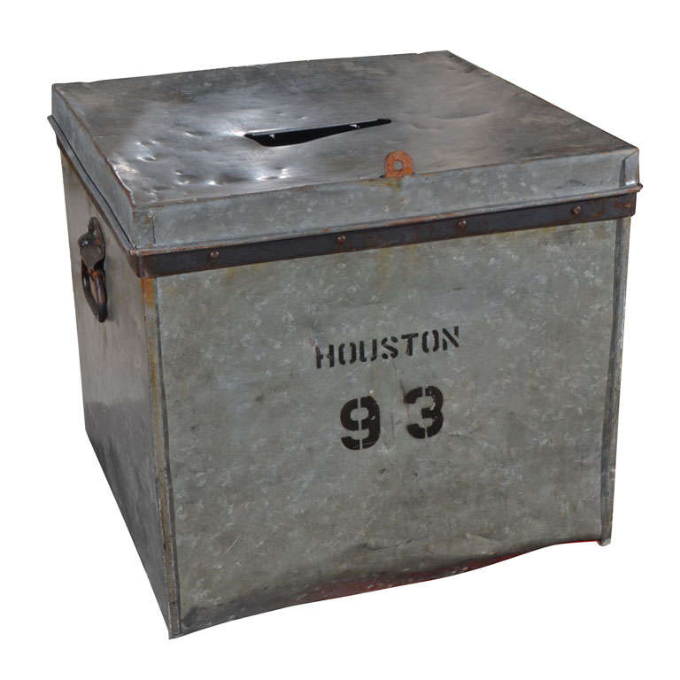 Metal Ballot Box at 1stDibs | metal ballot boxes
