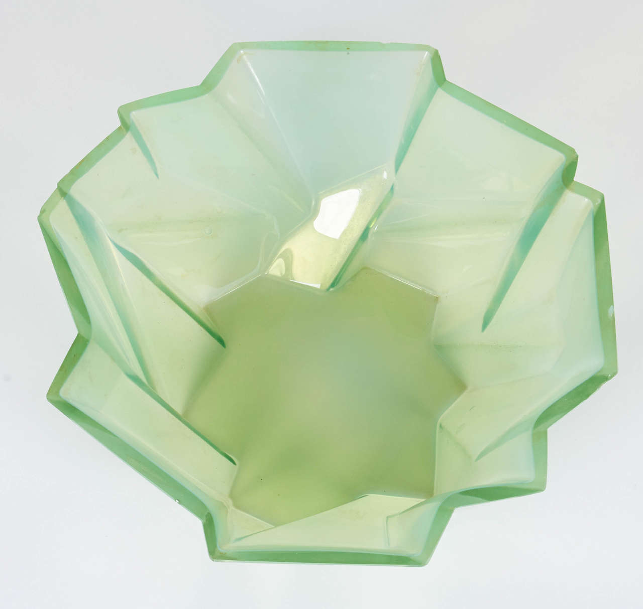 Ruba Rombic Bowl in Jade, by Reuben Haley for Consolidated Glass at ...
