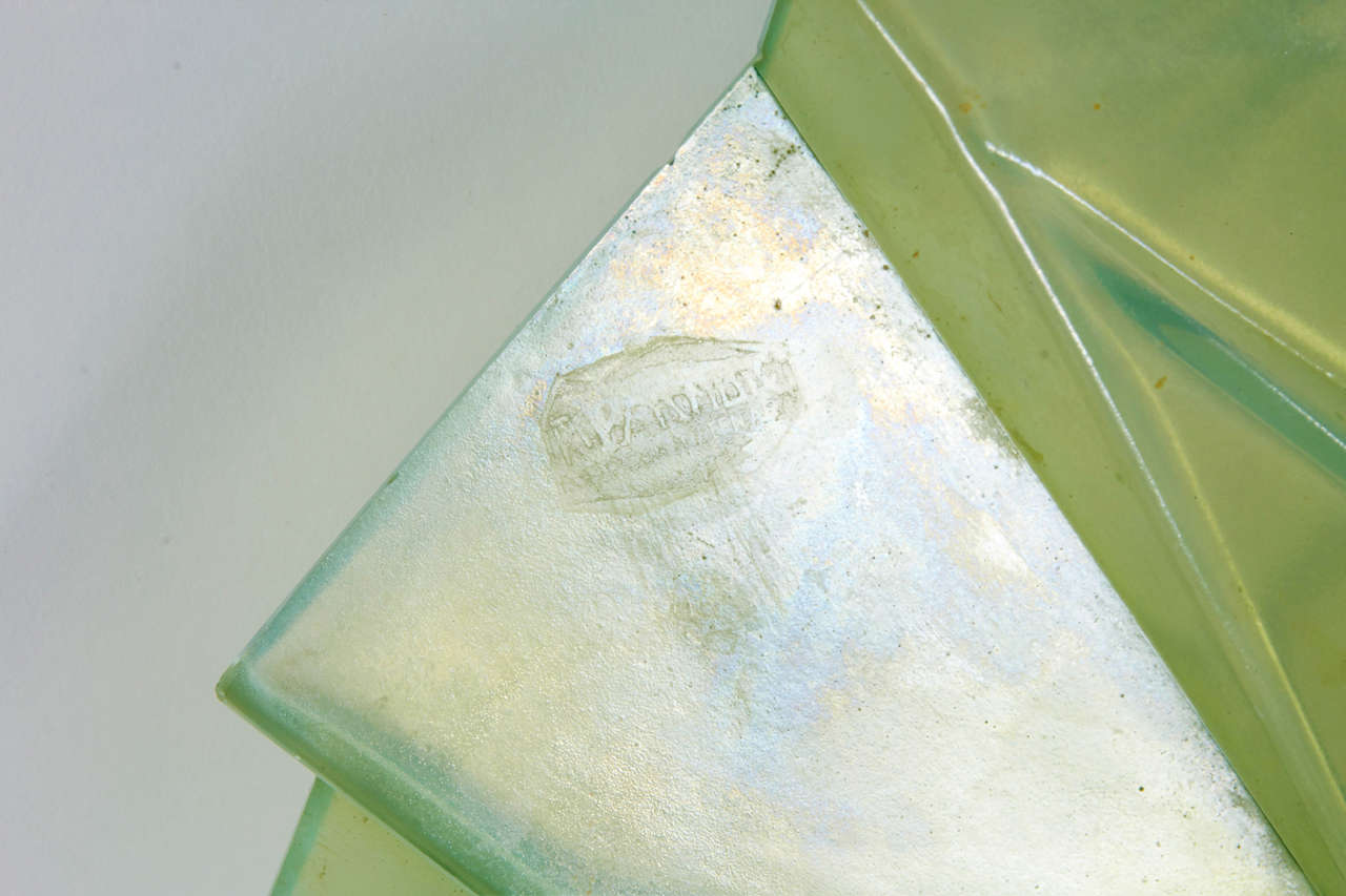 Ruba Rombic Bowl in Jade, by Reuben Haley for Consolidated Glass at ...