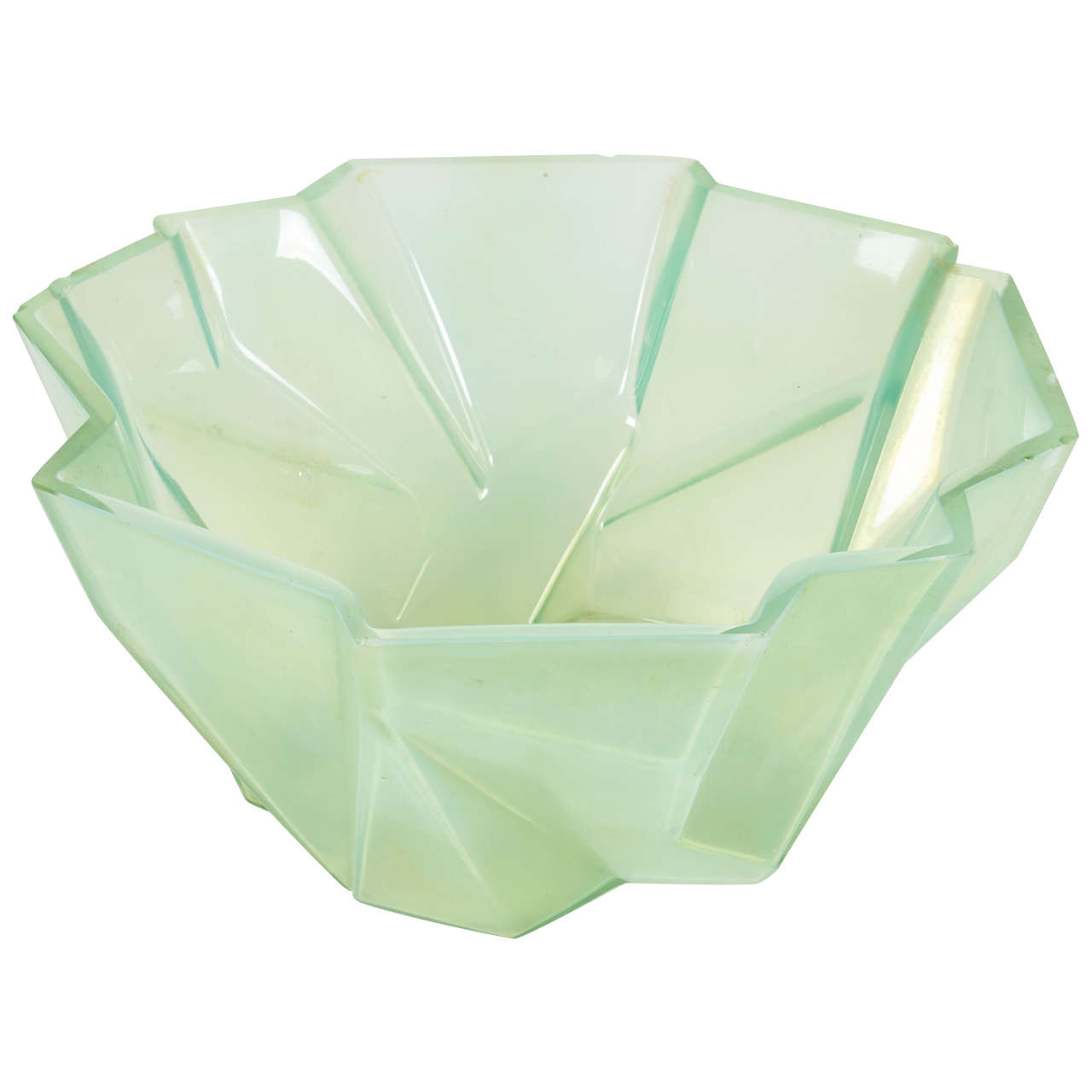 Ruba Rombic Bowl in Jade, by Reuben Haley for Consolidated Glass at ...