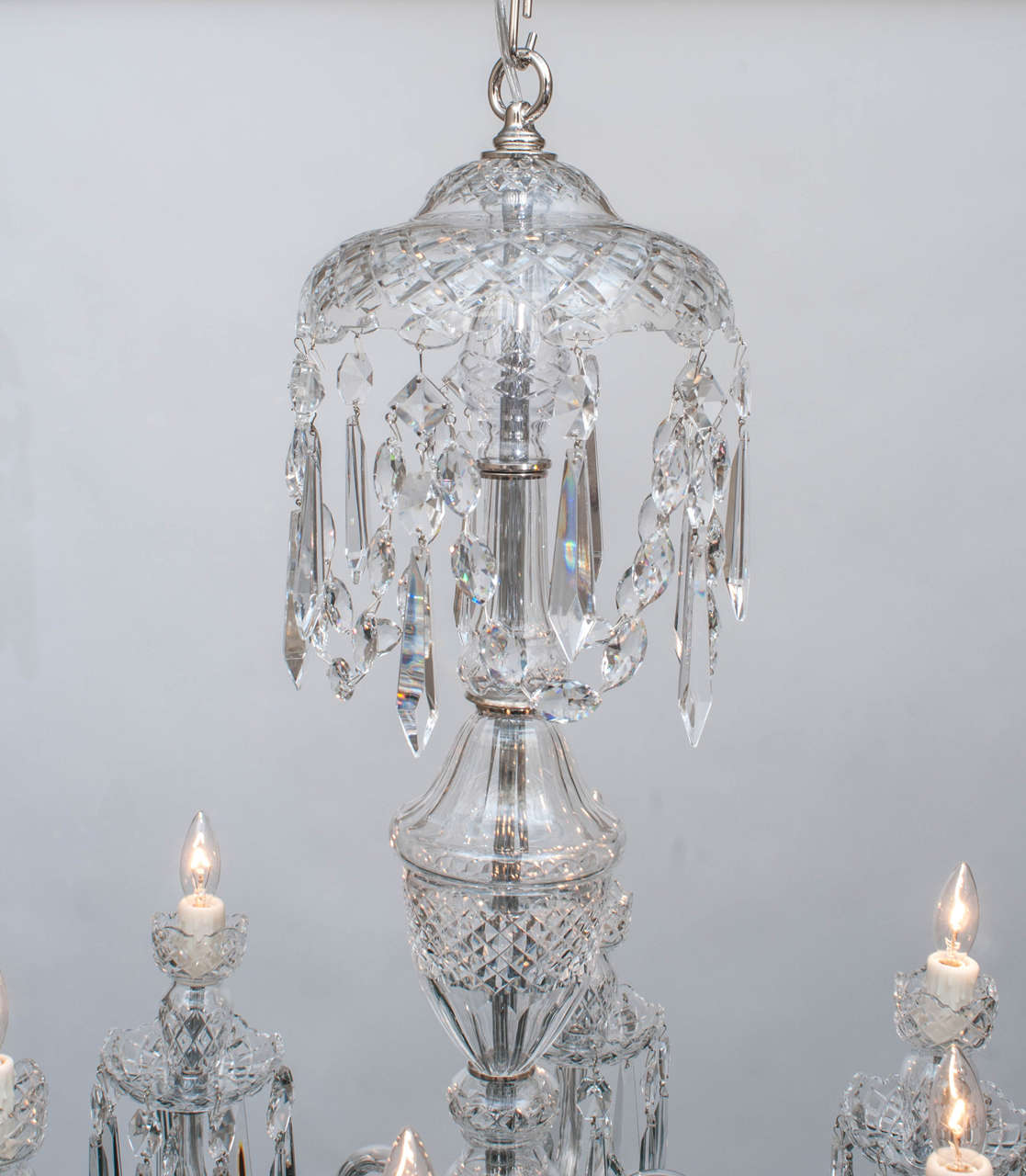 Waterford Six-Light Crystal Chandelier, circa 1970 at 1stDibs ...