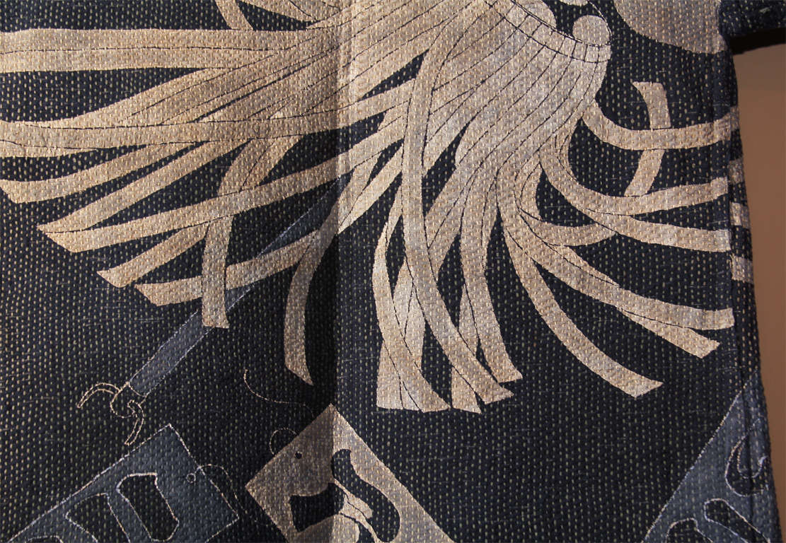Japanese Fireman's Coat with Matoi (Fire Banner) at 1stDibs | japanese ...