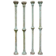 Set of Four Antique Victorian Cast Iron Columns at 1stDibs | victorian ...