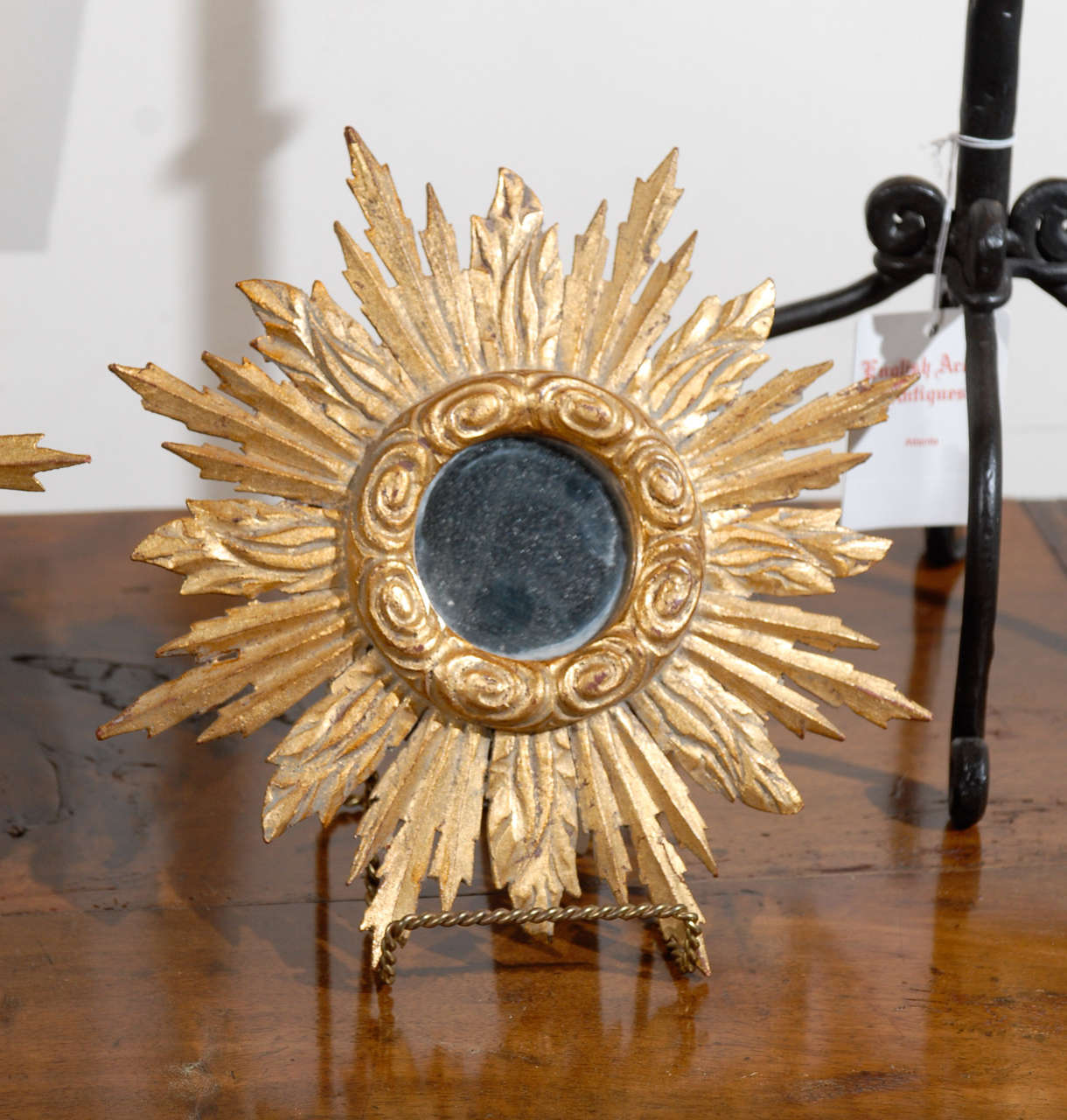 Three Small French Sunburst Mirrors at 1stDibs | small sunburst mirrors ...