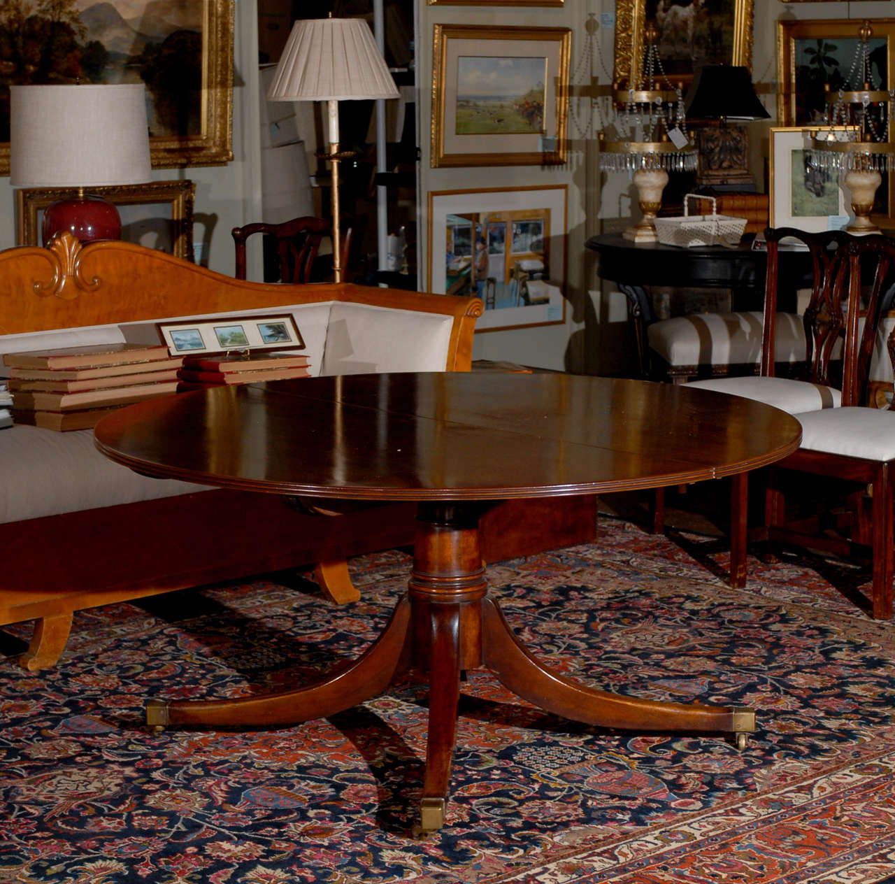 Mahogany Dining Table at 1stDibs