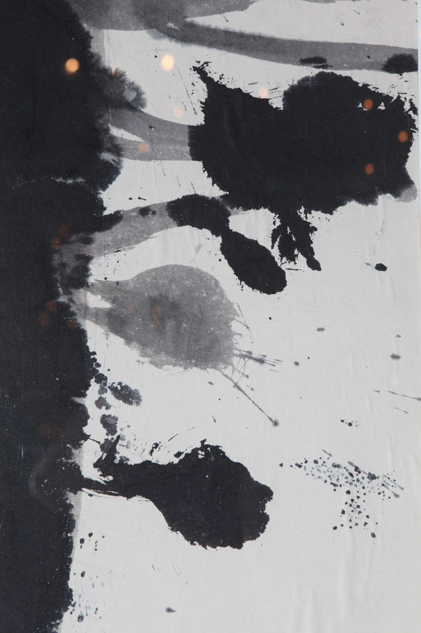 Large Original Sumi Ink Drawing, 1970s For Sale at 1stDibs